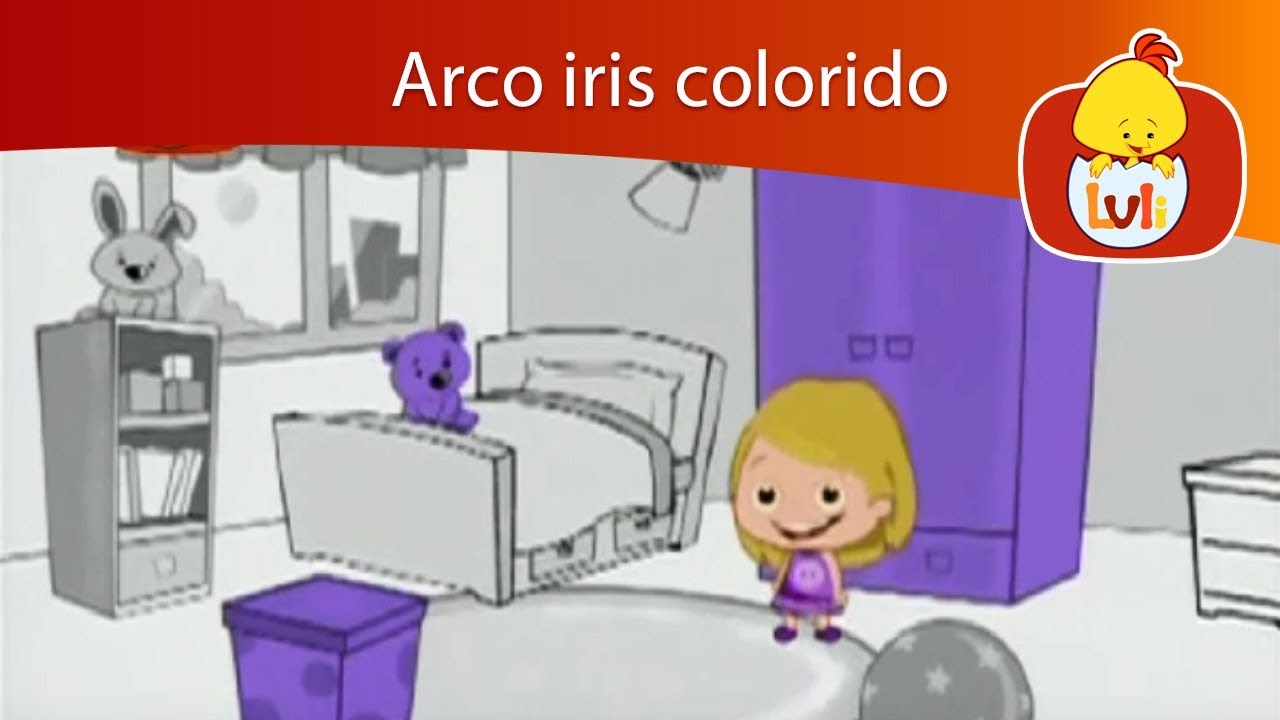 Arco iris colorido - El color morado - Luli TV - YouTube