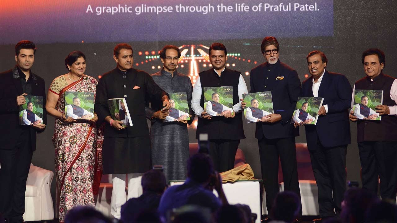 Amitabh Bachchan Launches NCP leader Praful Patel’s Pictorial Biography ...
