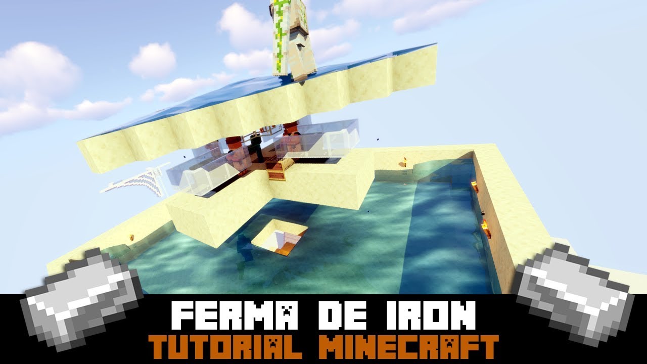 Tutoriale Minecraft : Ferma de Iron pentru Minecraft 1.14 - YouTube