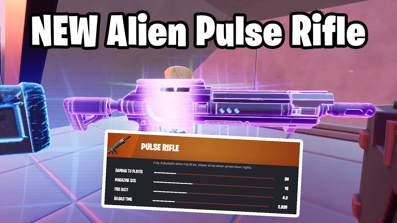 How to Get the NEW Pulse Rifle | Fortnite Season 7 Alien Weapons - YouTube