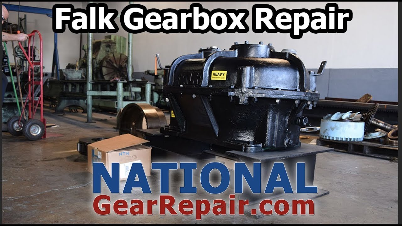 Falk gearbox repair - YouTube