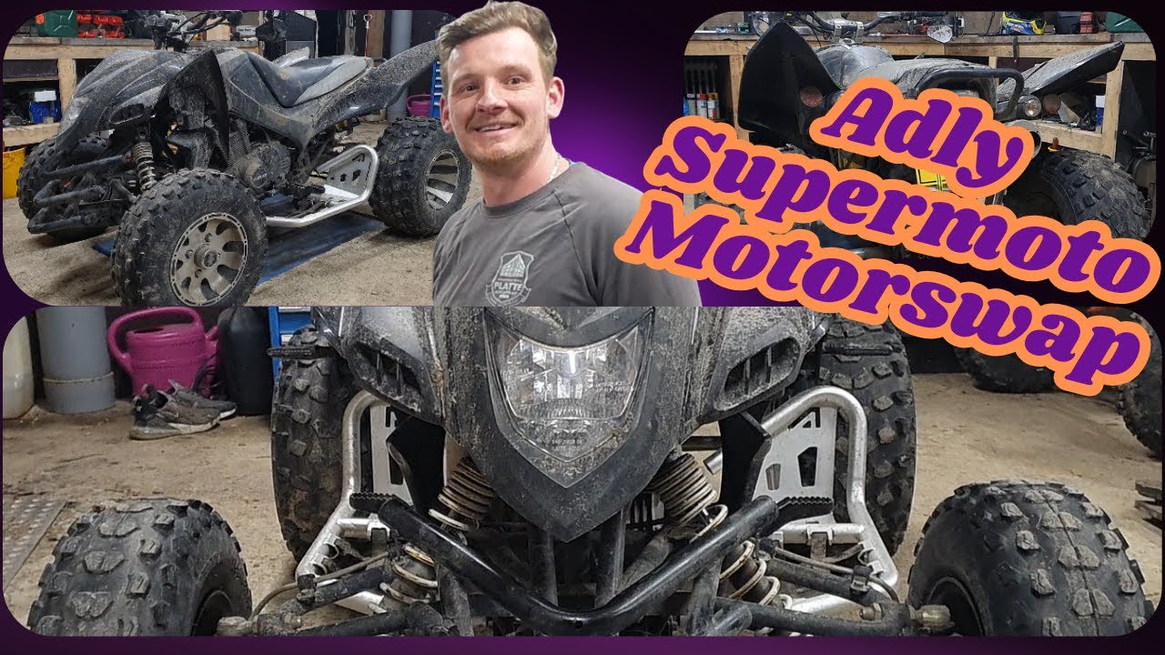 Wir präsentieren unser Fuhrpark Teil 3/ Adly Supermoto mit Suzuki GS ...