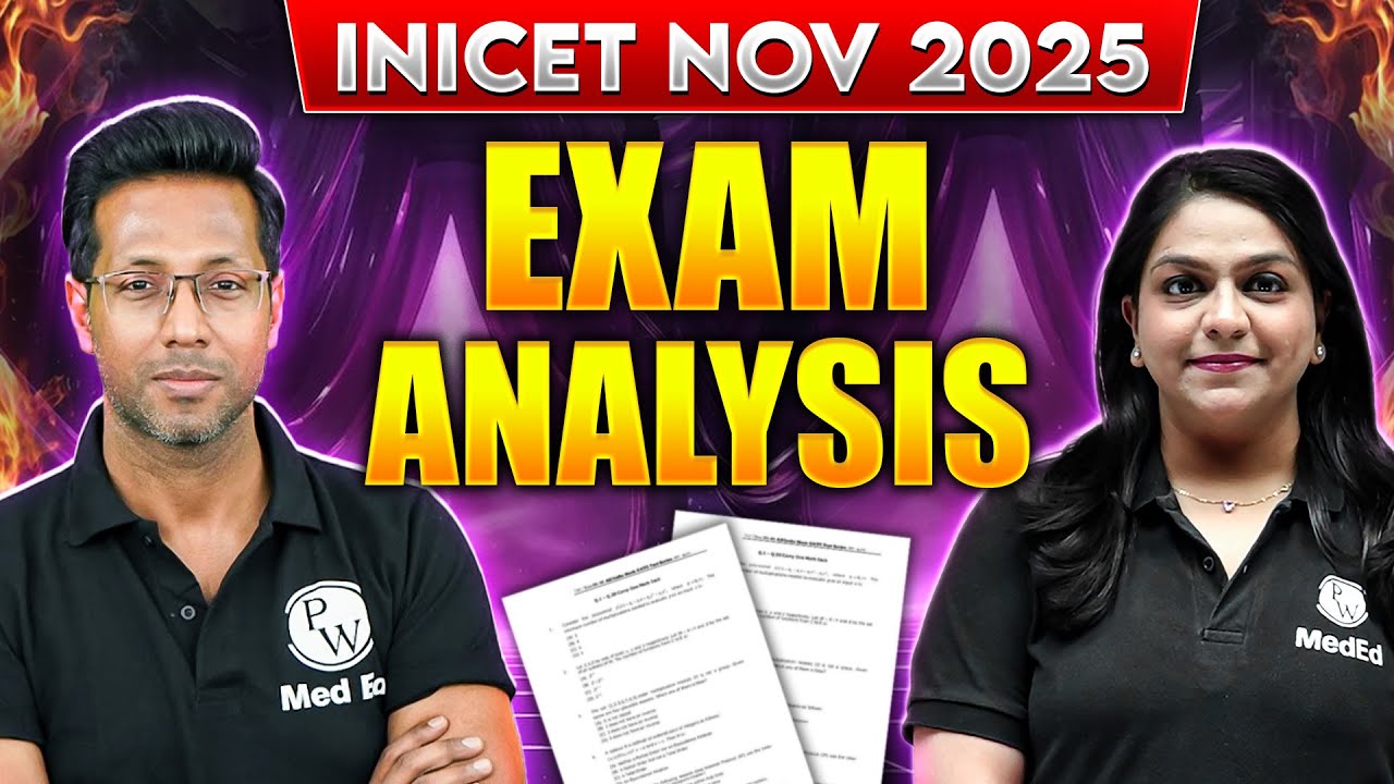 INICET NOV 2025 Exam Analysis | INICET Recall 2025, Paper Review ...