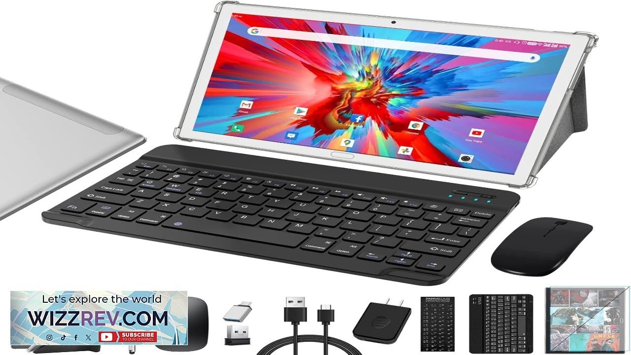 ZONKO 2024 Newest 2 in 1 Tablet 10 inch 4G Phone Call Review - YouTube