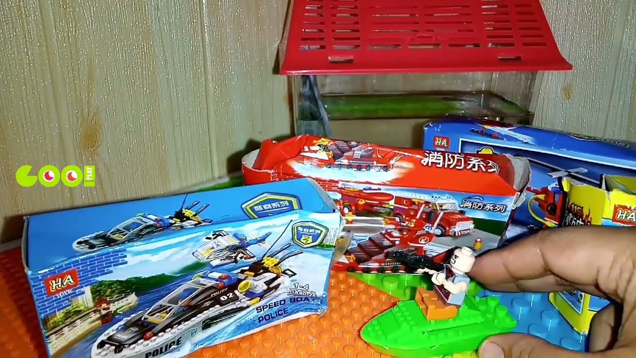 Unboxing Bermacam Macam Jenis Lego Excavator, Bulldozer, Dump Truck ...