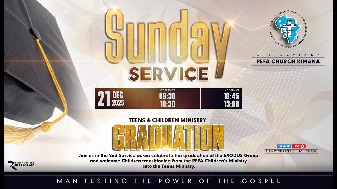 TEENS AND CHILDREN MINISTRY GRADUATION - 1ST SERVICE - YouTube