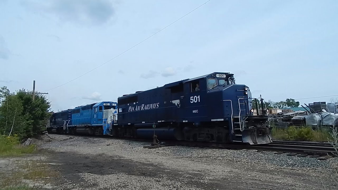 MEC 501 Westbound Leeds Jct | Pan Am Railways RUPO - YouTube