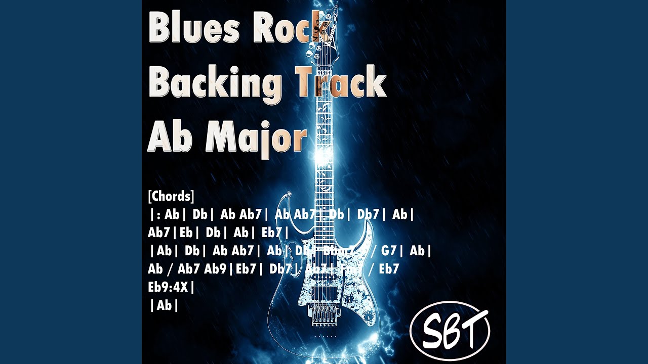 Blues Rock Backing Track Ab Major - YouTube