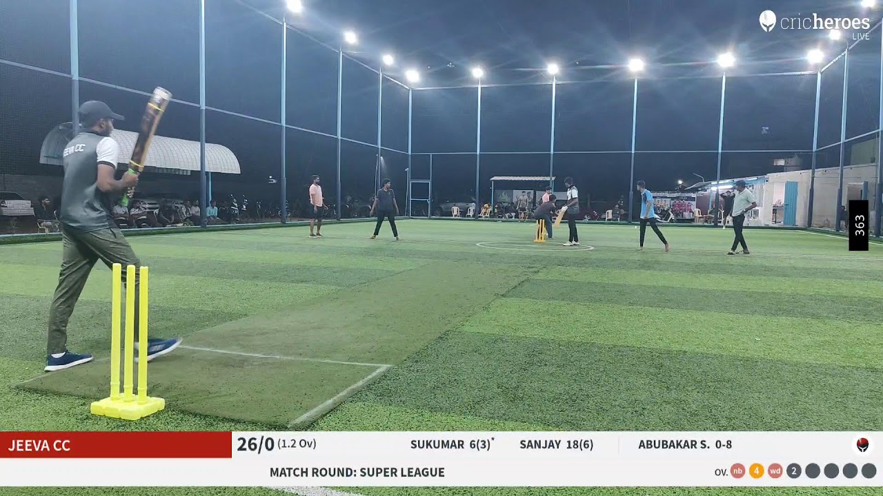Live Cricket Match | Team X vs Jeeva CC | 17-Jul-24 08:59 PM 8 overs ...