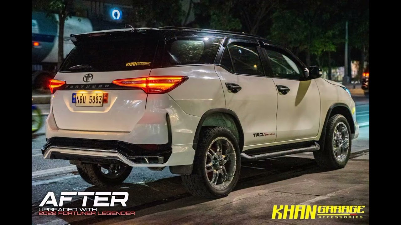 TOYOTA FORTUNER 2018 CONVERSION TO FORTUNER LEGENDER FACELIFT KIT WITH ...