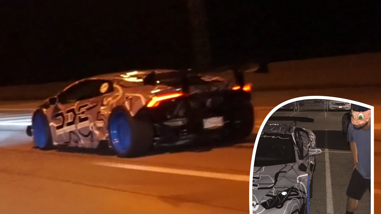 RACING DAILY DRIVEN EXOTICS LAMBORGHINI HURACAN TO COLUMBUS - YouTube