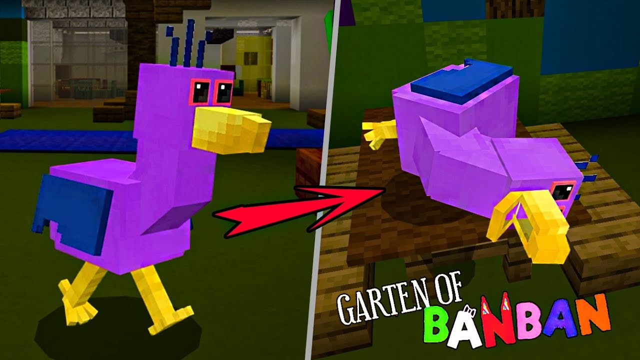 [Morph] [New Mod] - Garten of Banban - minecraft mod / addon - YouTube