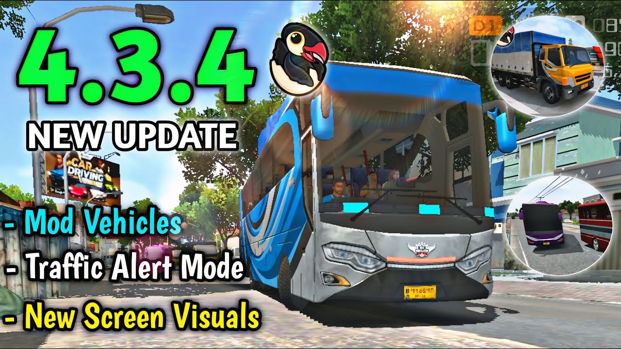 New Big Update 4.3.4| New Changes Done! Bus Simulator Indonesia | Bus ...