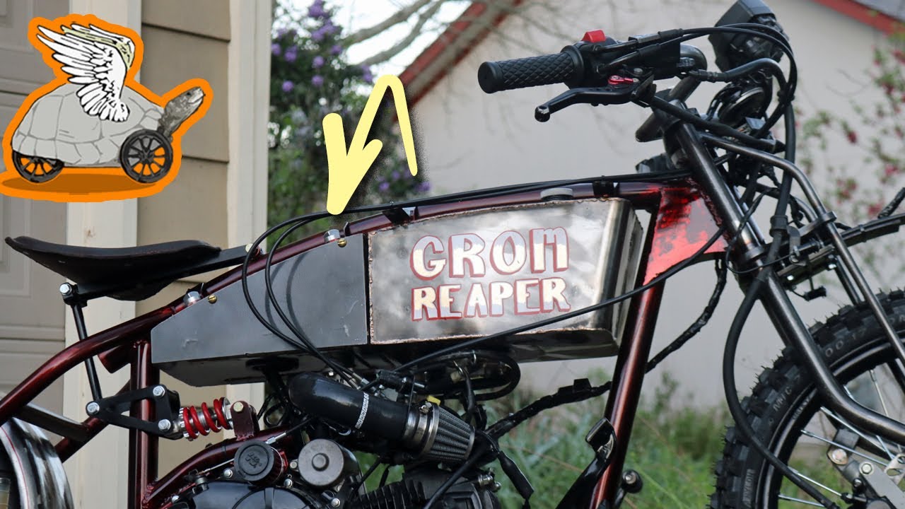 Custom Chopper Electronics Box | Grom E34 - YouTube
