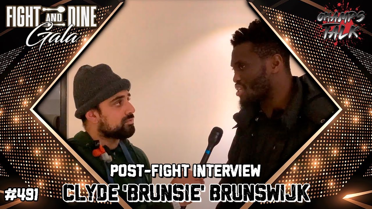 Clyde 'Brunsie' Brunswijk | Fight & Dine Gala | Exclusive Interview ...