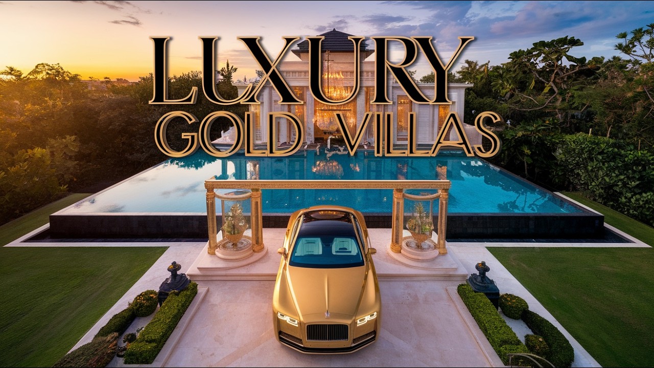 Luxury Gold Villas: The Pinnacle of Extravagance - YouTube