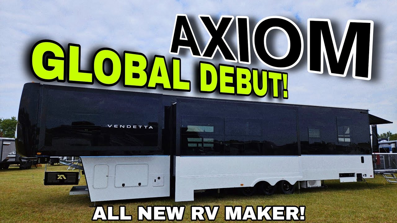 ALL NEW LUXURY RV BRAND! AXIOM Vendetta! V4250SP Part 1: Exterior - YouTube