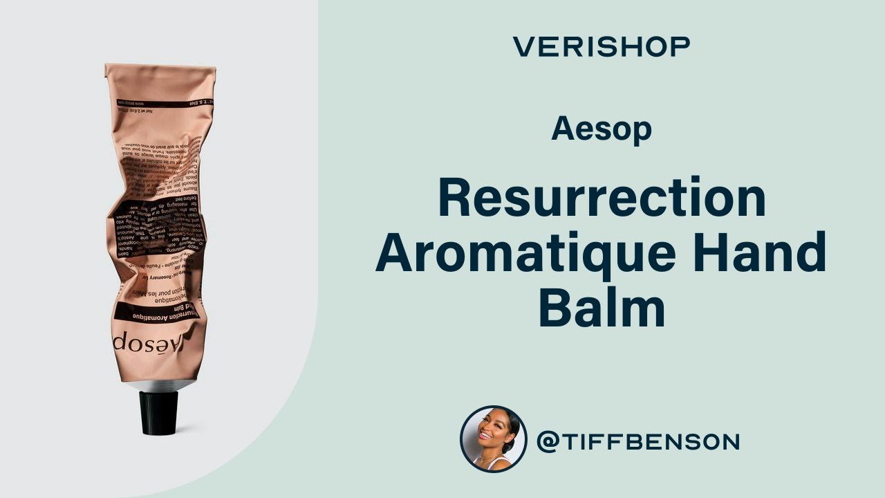 Aesop Resurrection Aromatique Hand Balm Review - YouTube