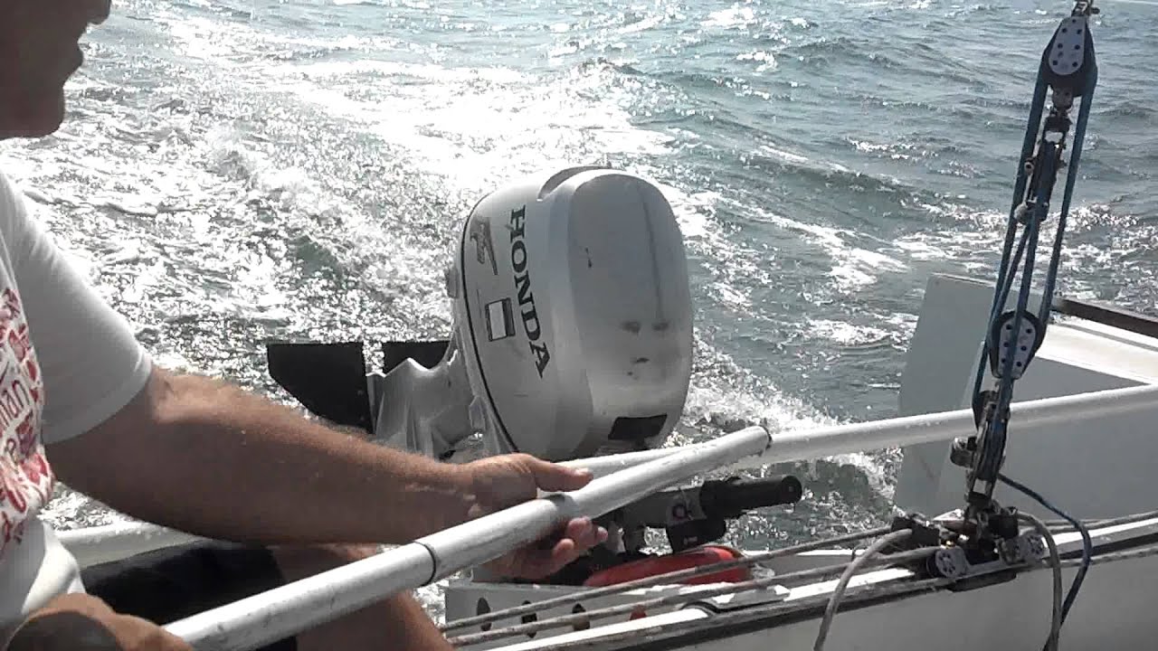 Stiletto catamaran - YouTube
