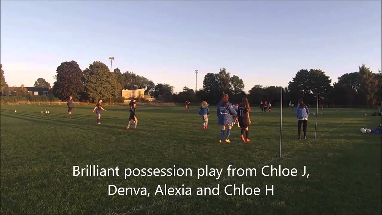 York RI Girls U13 Football Training 30 September 2015 - YouTube