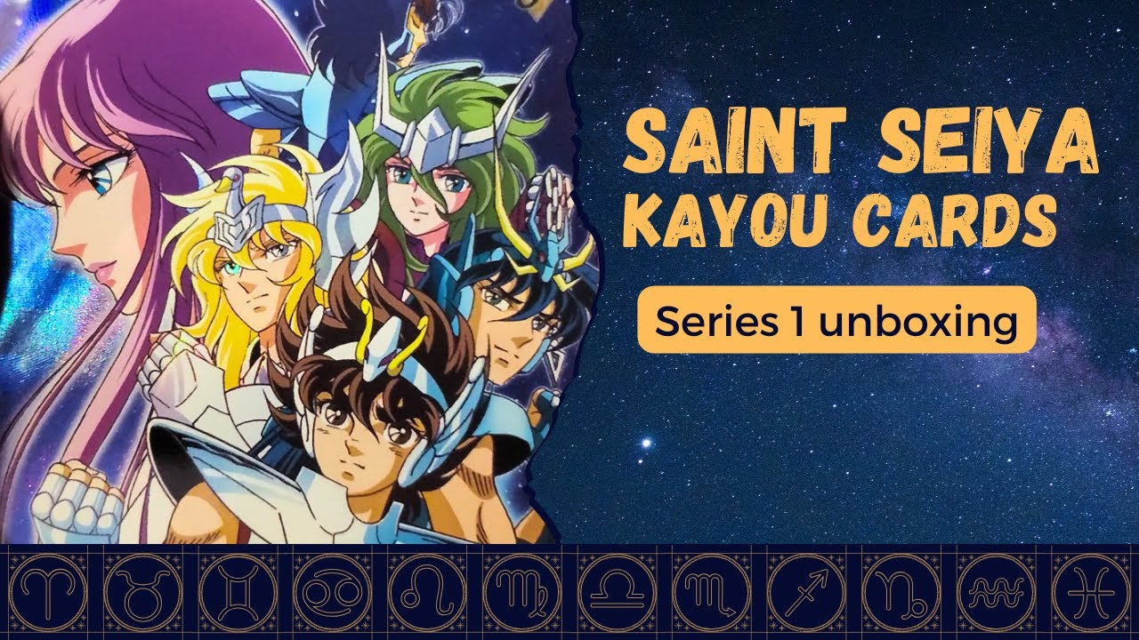 Saint Seiya Kayou Cards series 1 | Unboxing - YouTube