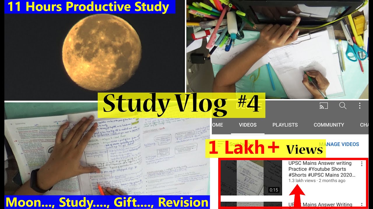 UPSC Aspirant | DAILY STUDY ROUTINE | 11 Hour Study Day | Upsc ...