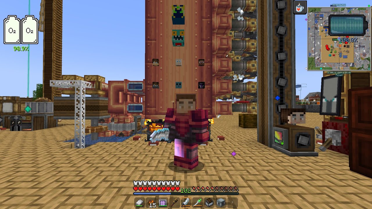 Minecraft. Create Astral. Space Reborn. Episode 312. Day 1986. Base ...