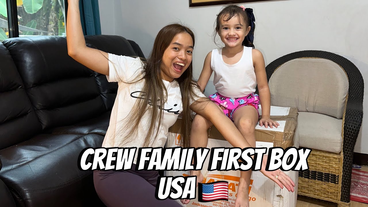 Crew Family First BOX USA🇺🇸 | Crew Family Philippines - YouTube