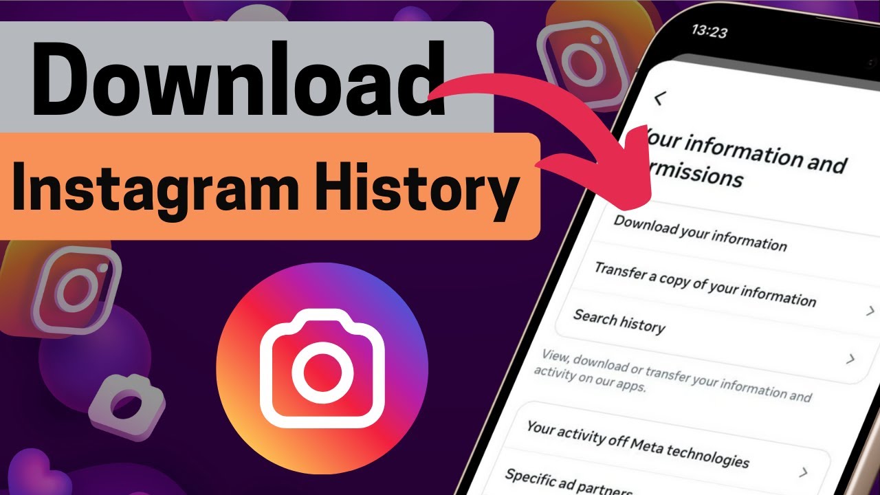 How To Download All of Your Instagram Data - YouTube