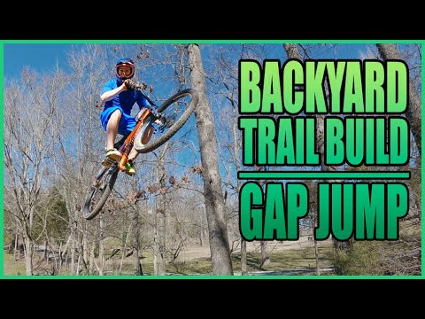 Backyard Trail Builds // MTB GAP JUMP // Santa Cruz 5010 - YouTube
