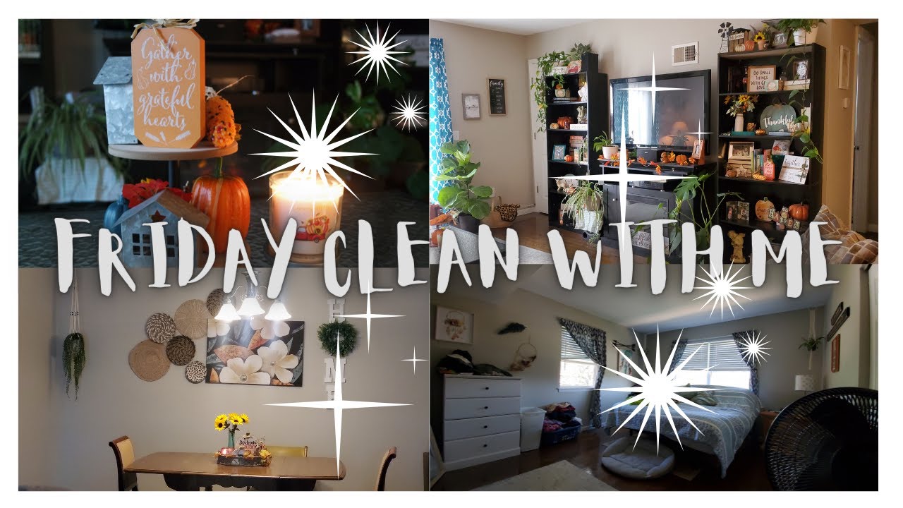 FRIDAY CLEAN WITH ME | HOMEMAKING - YouTube