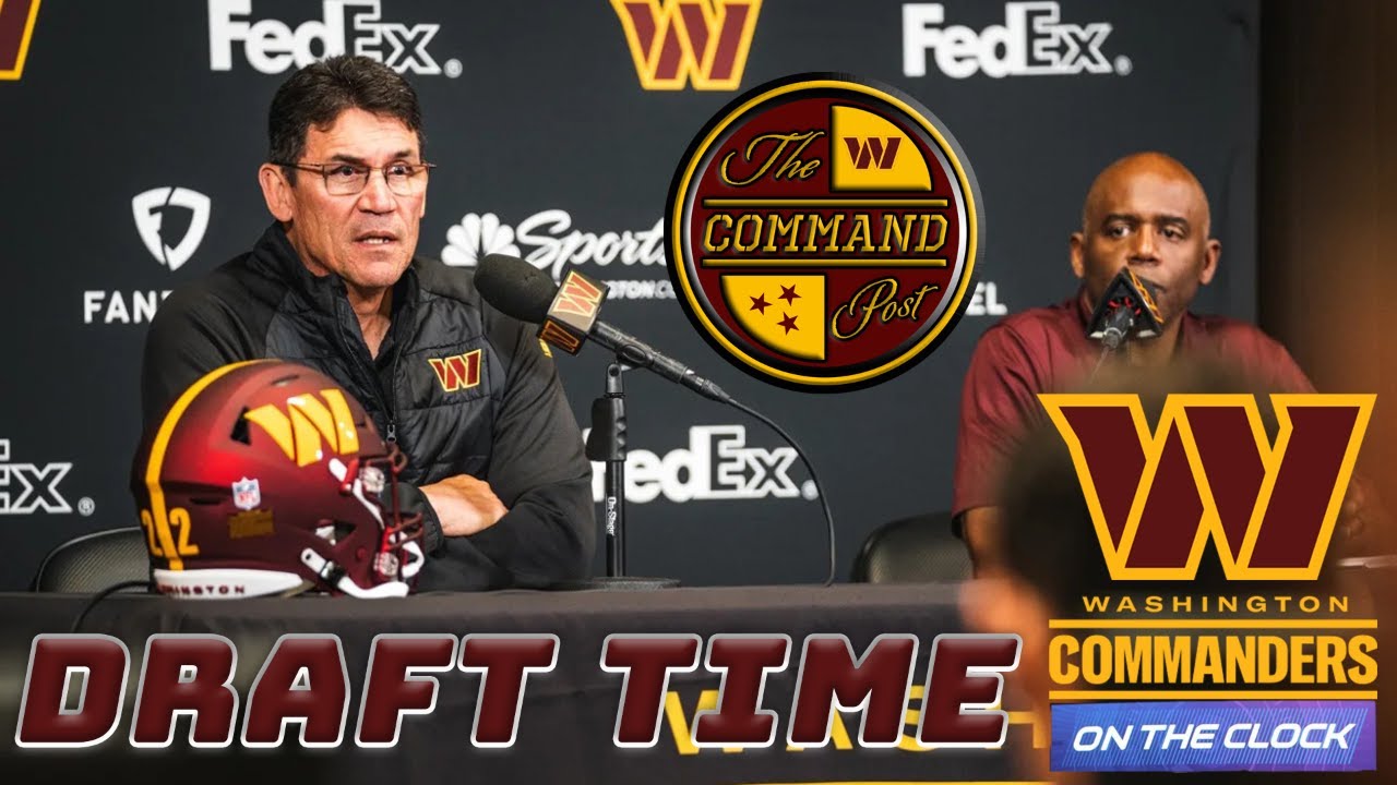The COMMAND Post LIVE! | DRAFT TIME: Washington Commanders ON THE CLOCK ...