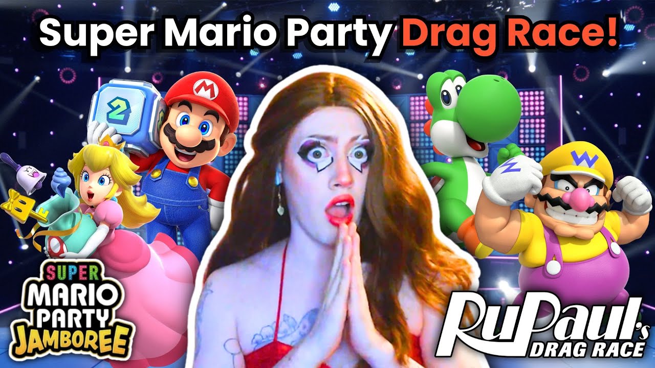 I Put Super Mario Party Characters into RuPaul's Drag Race! - YouTube