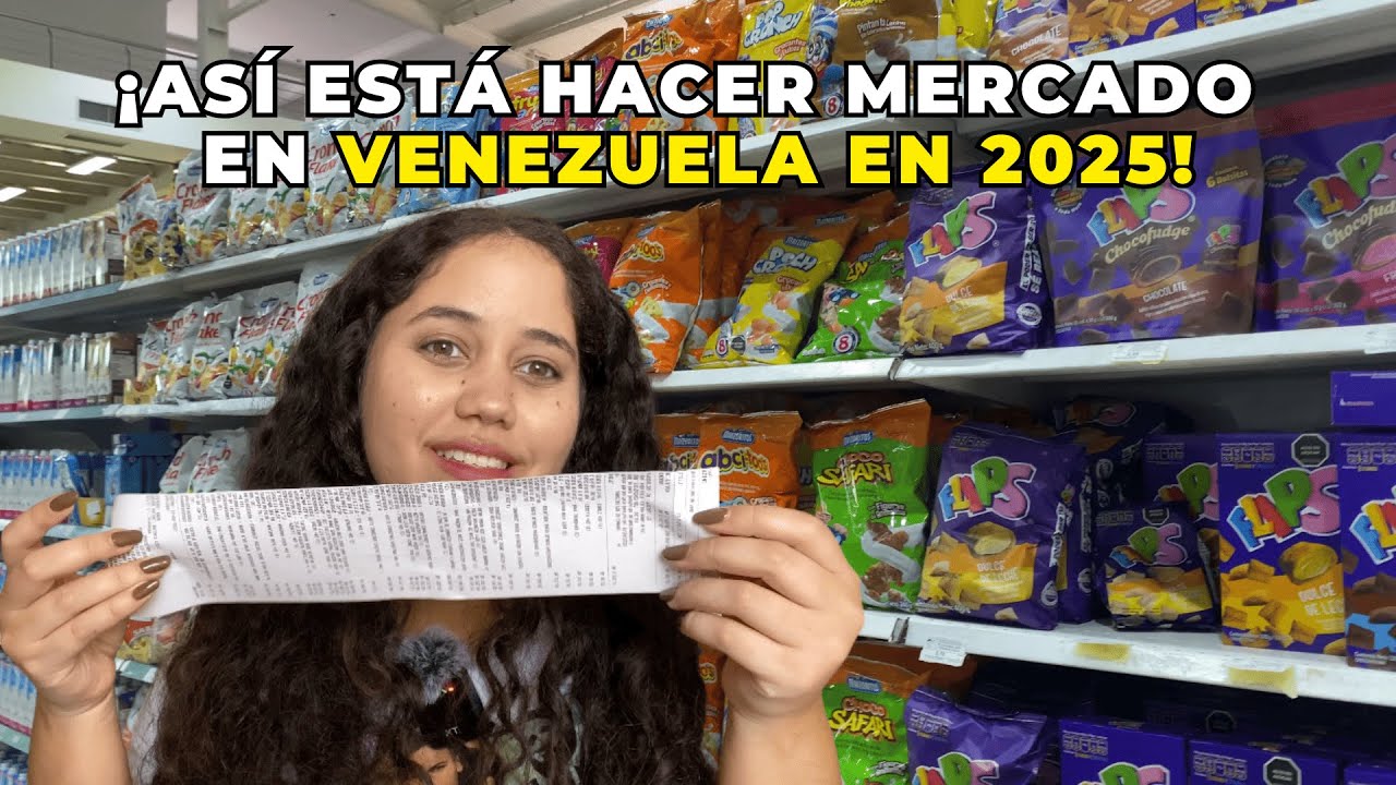 ¿Cuánto cuesta un MERCADO en VENEZUELA en 2025? (Precios tras la subida del dólar) - YouTube