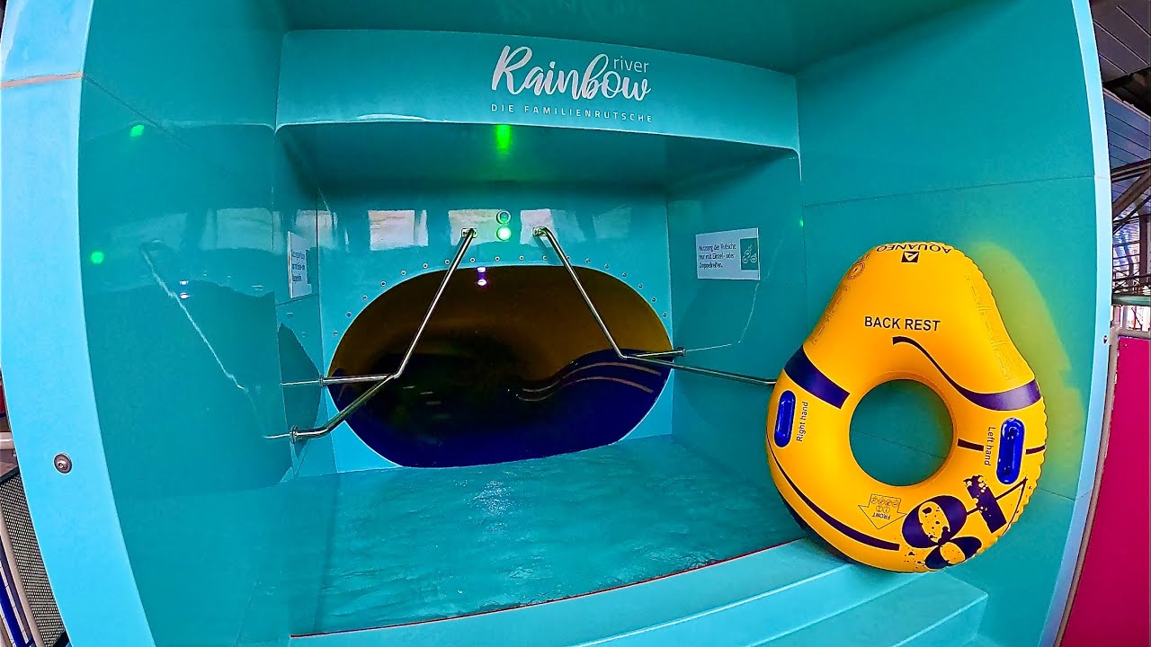 Oval Tube Water Slide at Donaubad Ulm, Germany - YouTube