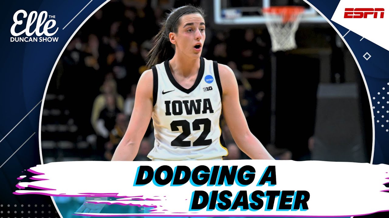 CLOSE call! 😳 How far can Clark and Iowa go? | The Elle Duncan Show ...