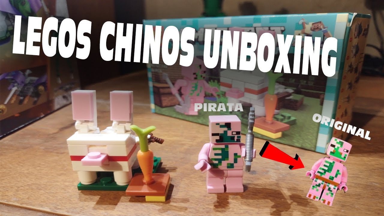 UNBOXING LEGOS DE TIENDAS CHINAS SET DE MINECRAFT (Bootleg) - YouTube