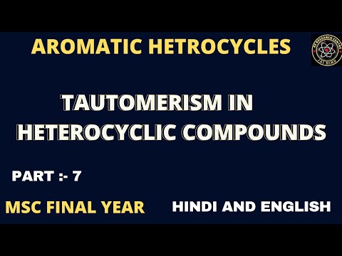 Tautomersim in hetrocyclic compound || msc final | tautomersim in ...