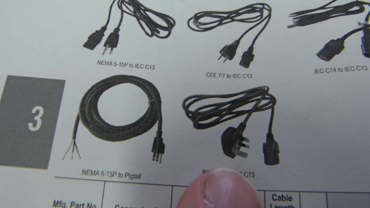 Power cord replacement: options and detail - YouTube