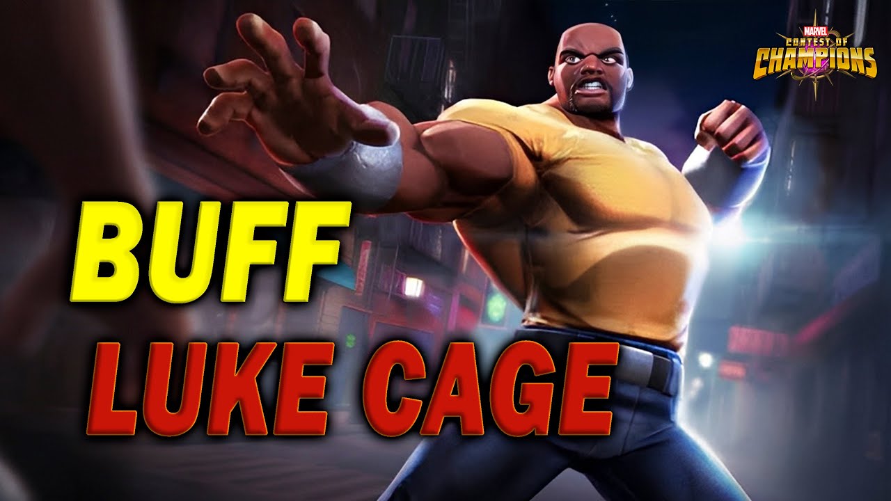 BUFF Luke Cage Comparación Antes Y Después Del Buff | MCOC Vídeo 955 ...
