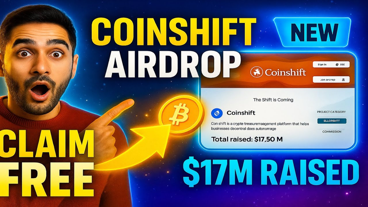 Coinshift Airdrop | New Airdrop 2025| New Mining Airdrop | New Confirmed Airdrop - YouTube
