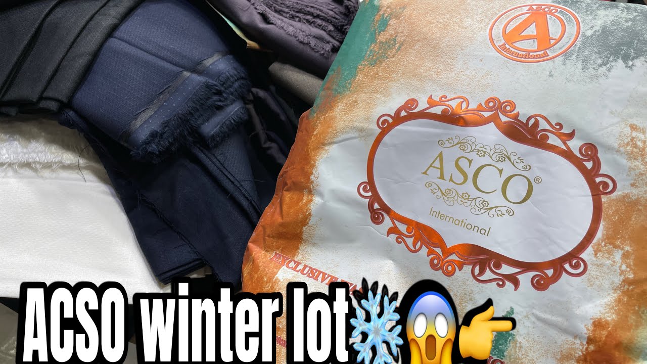 Asco Fabric Winter Collection – Premium Unstitched Suit Pieces for Men ...