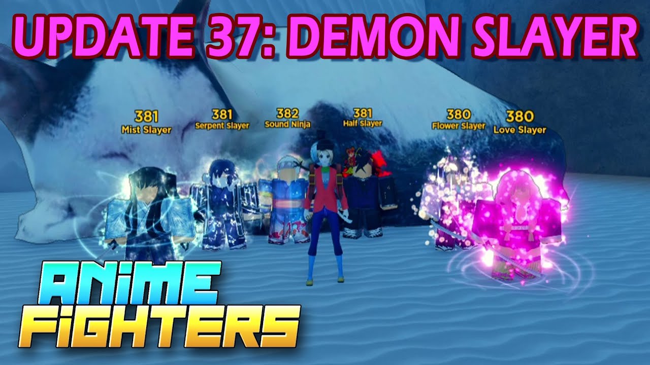 DEMON SLAYER UPDATE! NEW SECRET + MOUNT +level cap | ANIME FIGHTERS ...