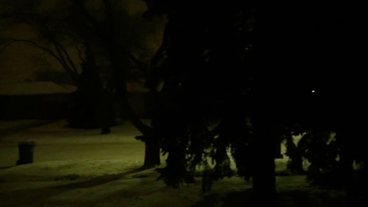 Dark night out, 8:53pm - YouTube