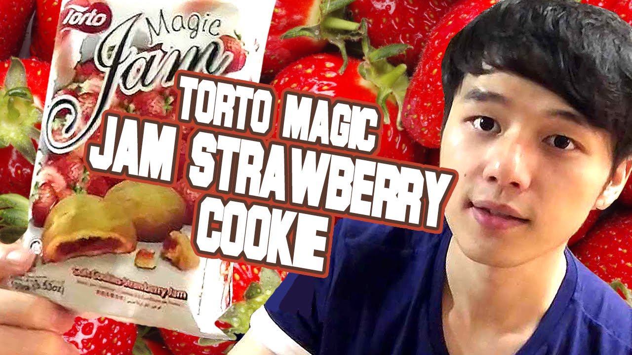 [말레이시아 과자 리뷰] 토르토 매직잼 딸기맛 (내 디스를 받아라!!) - Torto Magic Jam Strawberry ...