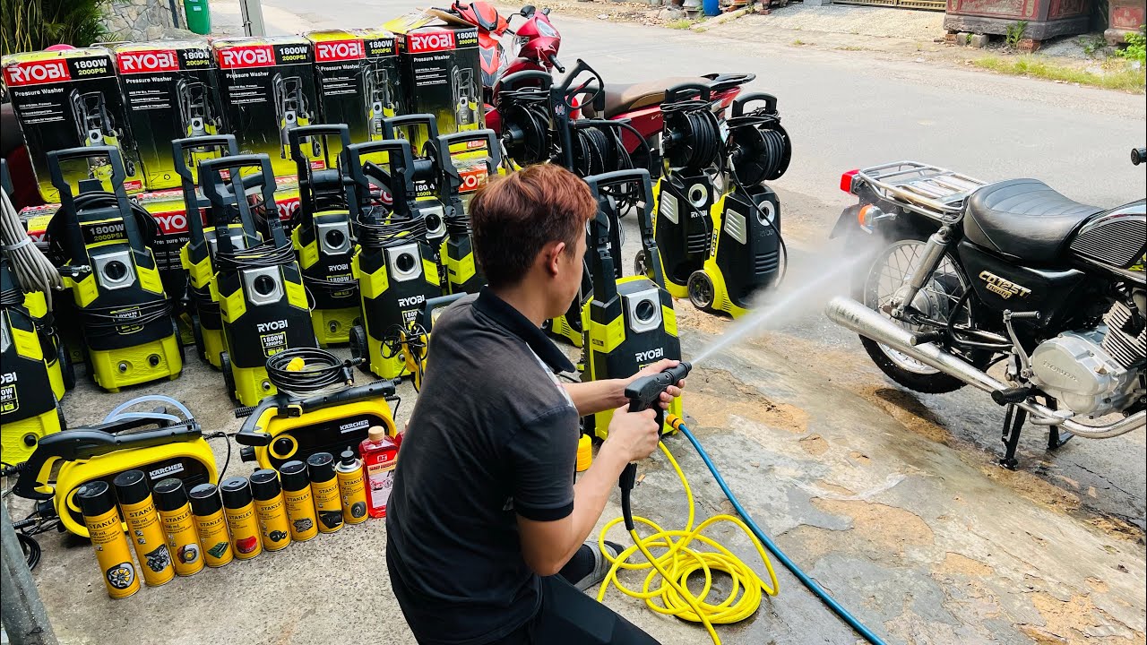 Máy rửa xe gia đình Ryobi, karcher 07/11| Hàng Nội Địa Úc| ☎️0382003453 ...