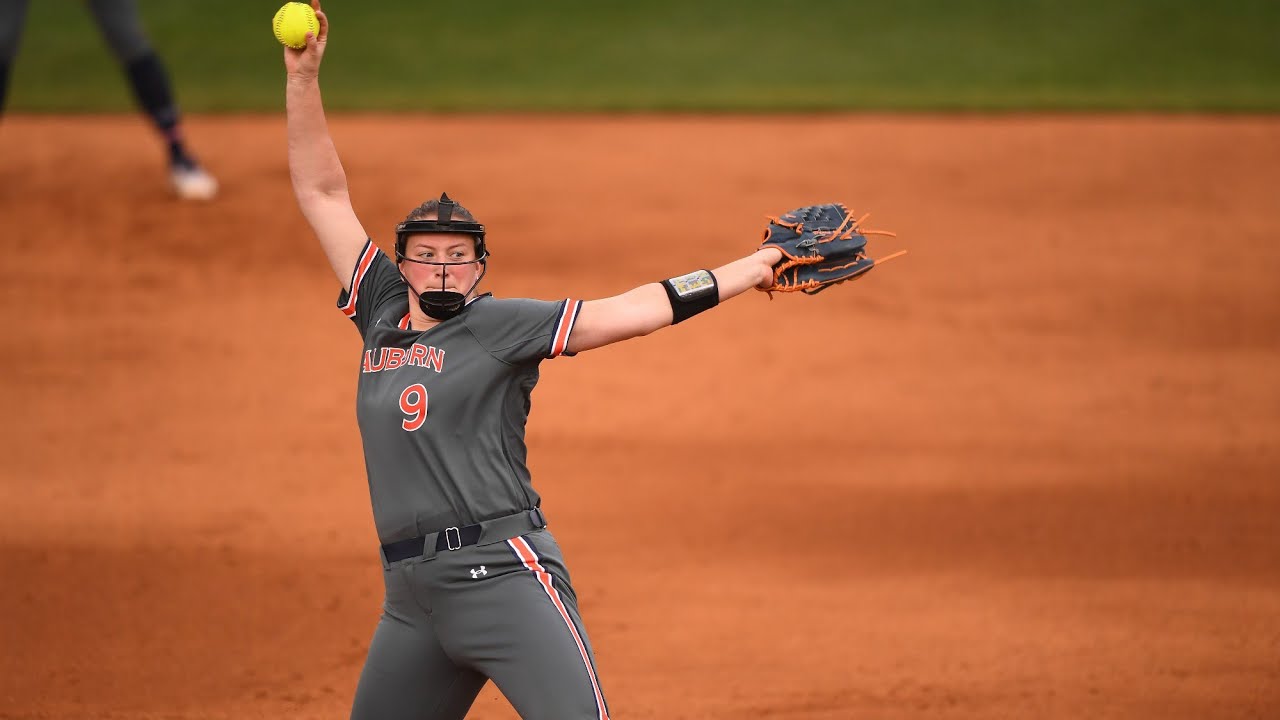 Softball: Auburn 9, North Dakota State 0 - YouTube