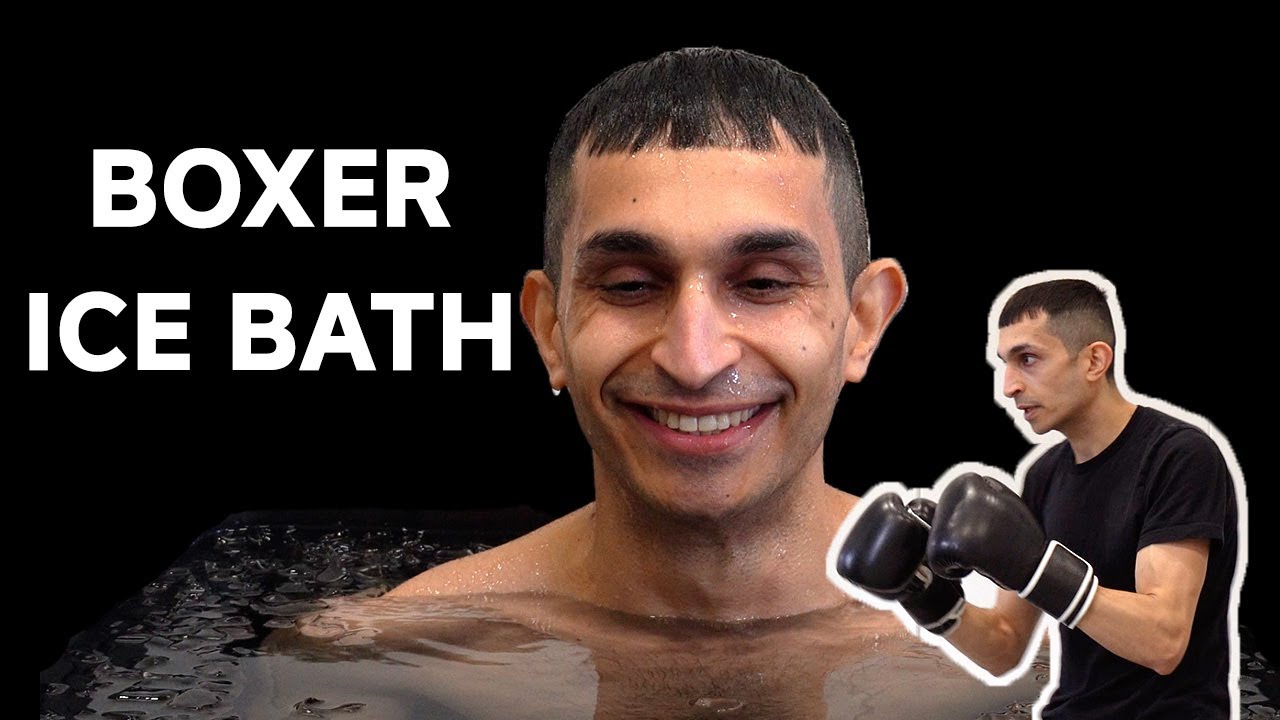 Boxer meets the ice - ICE BATH | Black - YouTube
