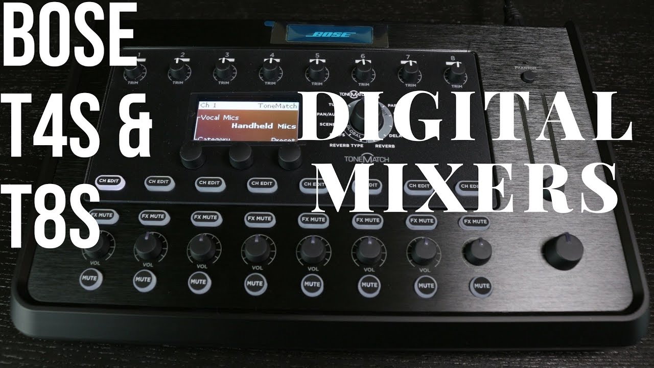 Bose ToneMatch T4S & T8S Overview - YouTube