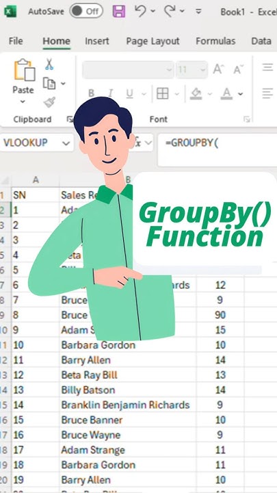 GroupBy in Excel: Simplify Your Data Analysis! #exceltips #exceltricks #excelshortcuts #shorts ...